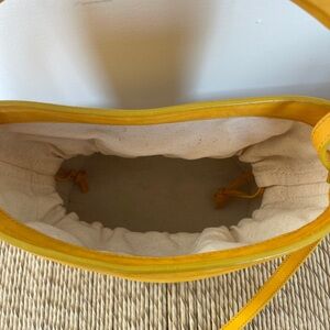 Sezane | Bags | Sezane Mona Bag In Yellow Leather Suede | Poshmark